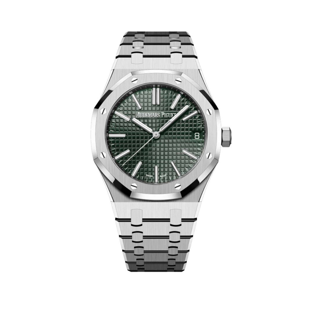 AP 15510St Royal Oak Green Dial